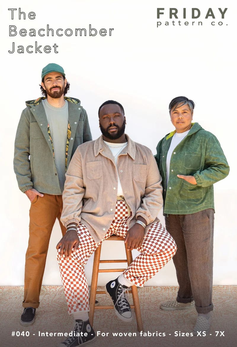 Beachcomber Jacket - Friday Pattern Co. Pattern - Sizes XS-7X ...