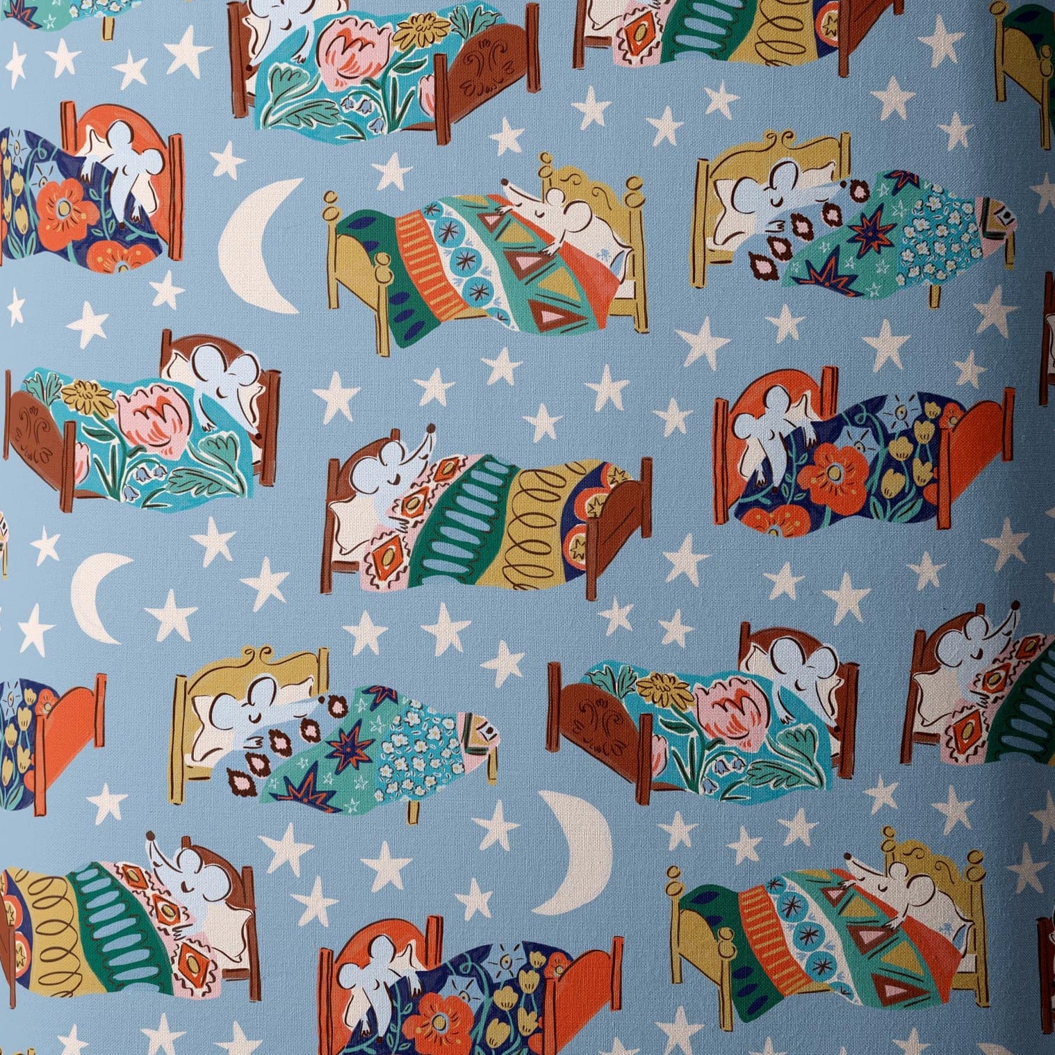 Bedtime in Blue - House Mouse - CLOUD 9 – Fiddlehead Artisan Supply