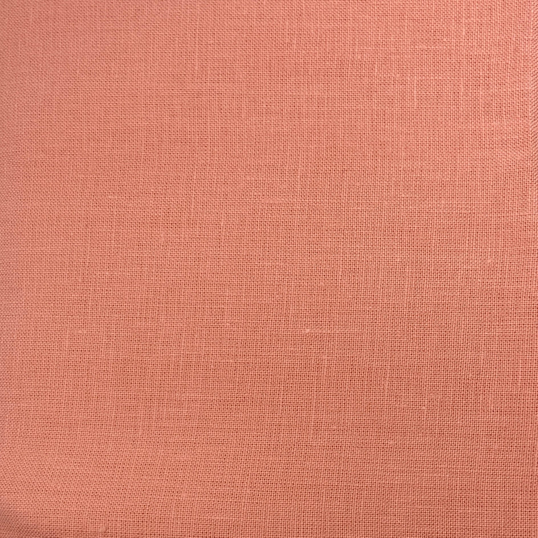 Driftwood Linen in Bright Coral – Fiddlehead Artisan Supply