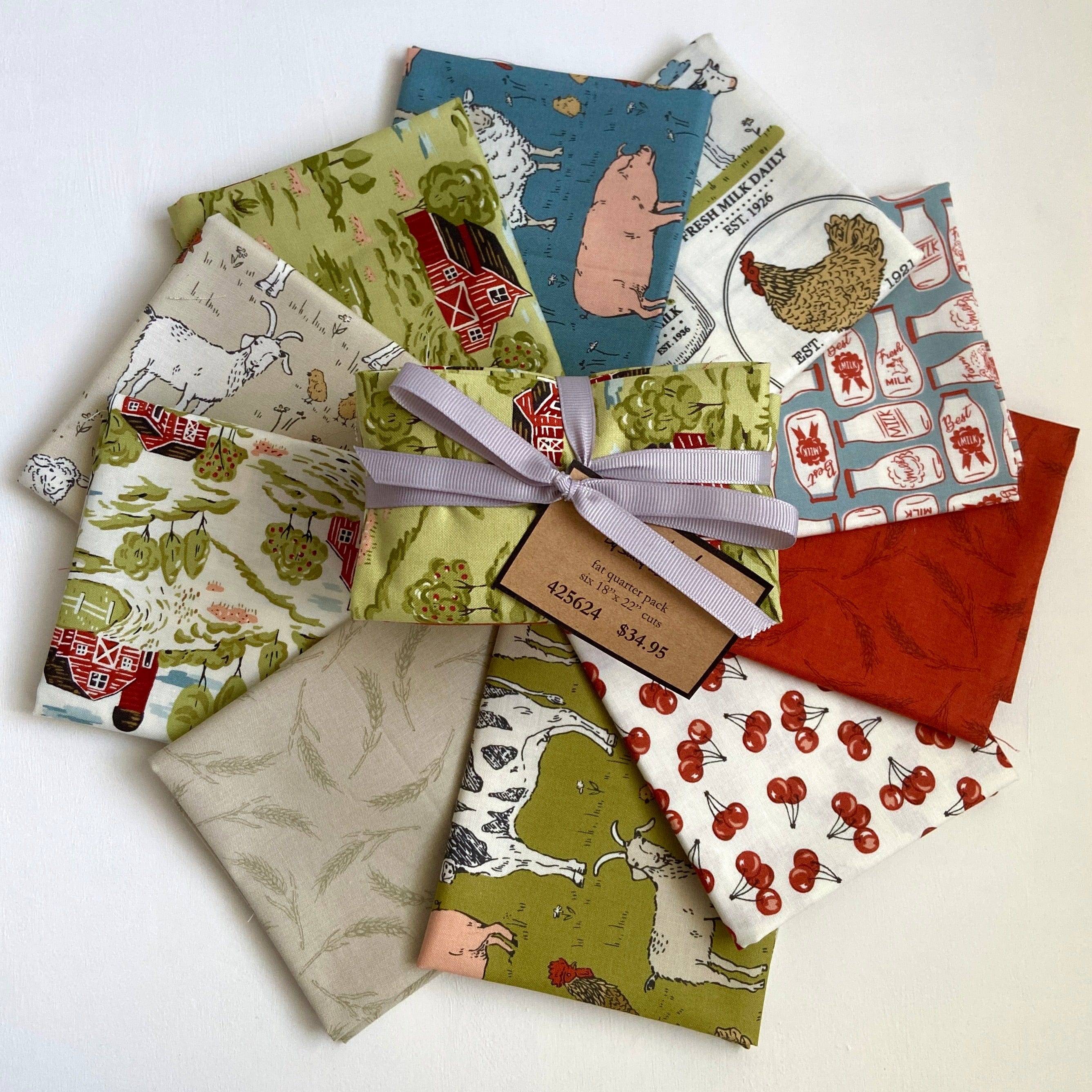 Farmstead Bundle - 10 FQs - MODA – Fiddlehead Artisan Supply