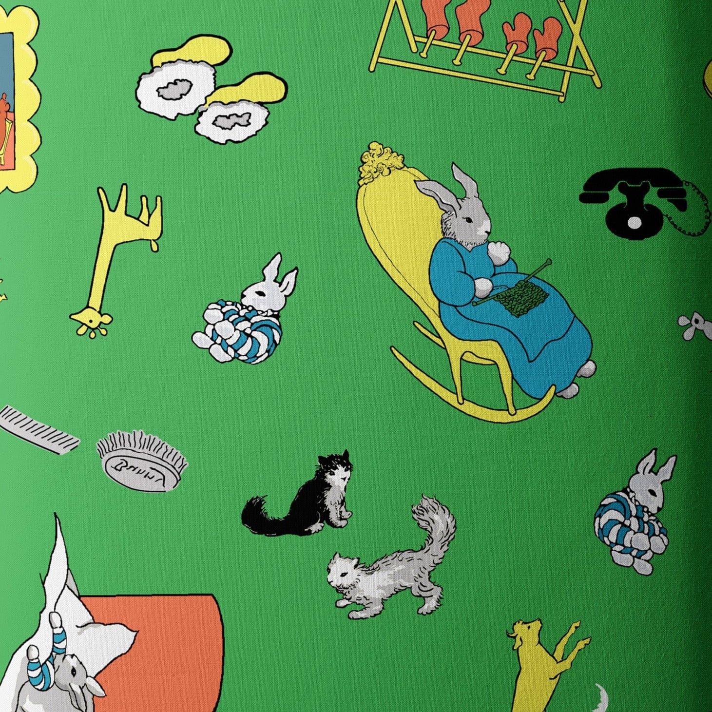 Goodnight Moon Toss in Green - Goodnight Moon – Fiddlehead Artisan Supply