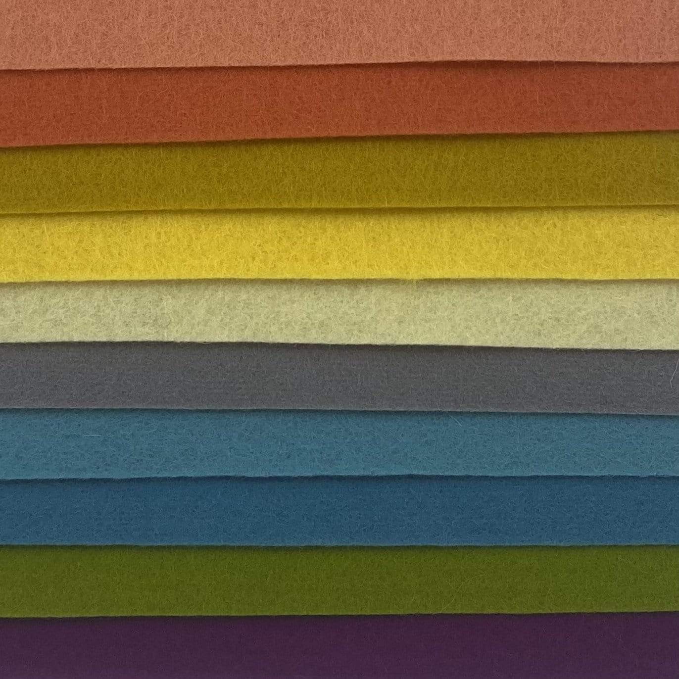 Large Wool Felt Roll - Afternoon – Fiddlehead Artisan Supply