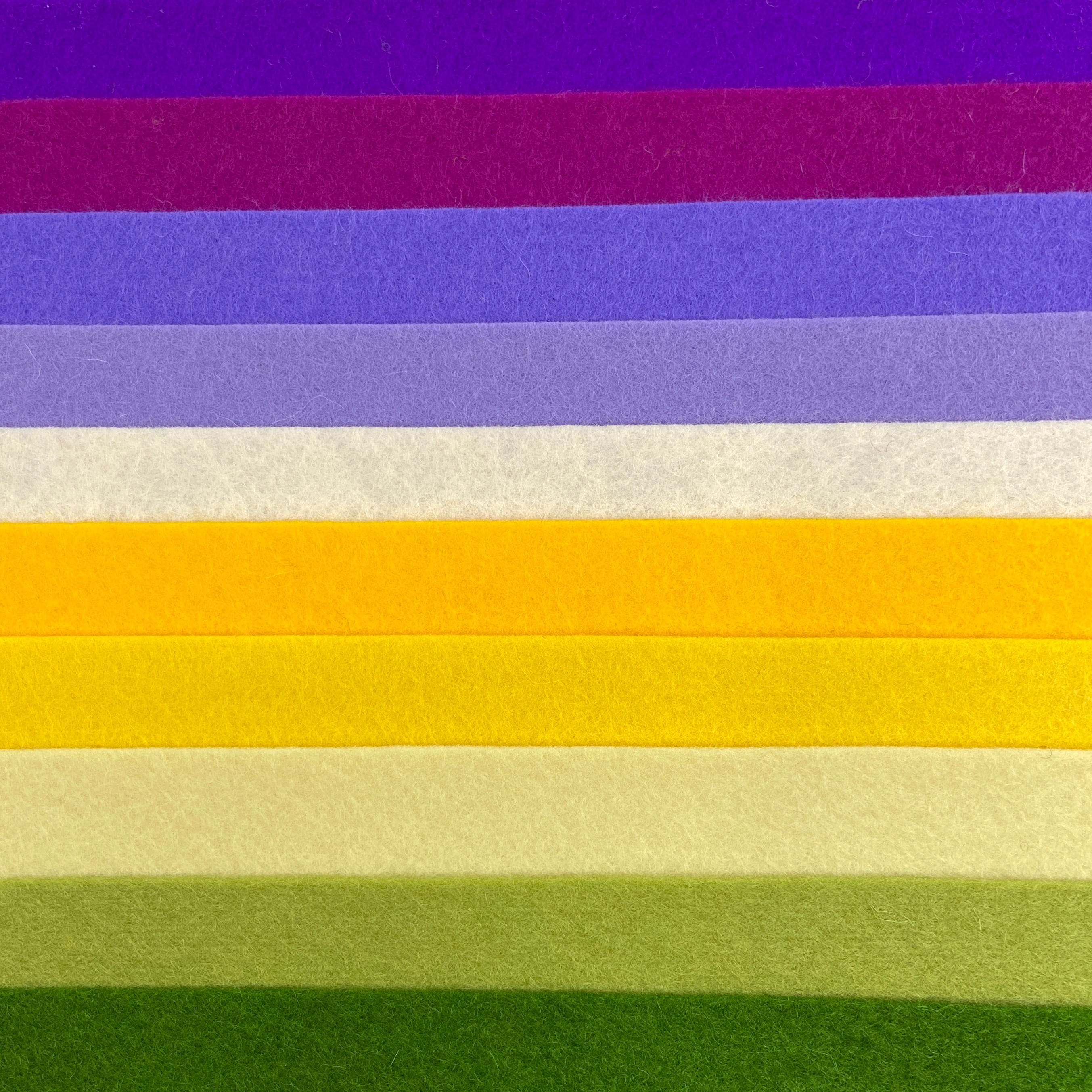 Large Wool Felt Roll - Crocus – Fiddlehead Artisan Supply