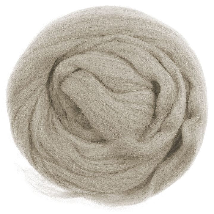 Beige - Merino Wool Top Roving - 50 gram (1.75 oz) Ball - Color 620 ...