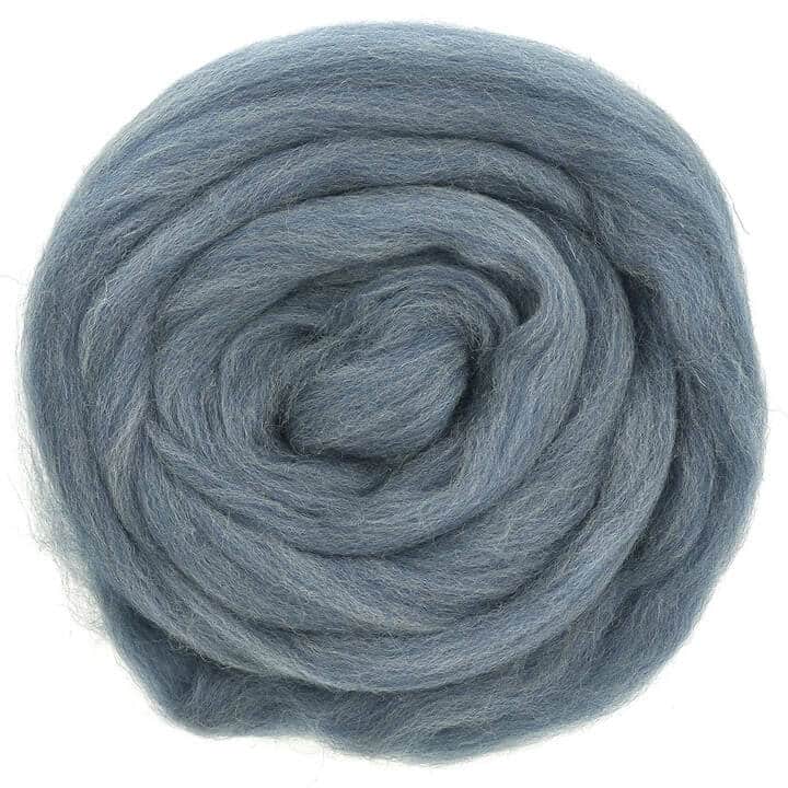 Indigo Mix - Merino Wool Top Roving - 50 gram (1.75 oz) Ball - Color 6 ...