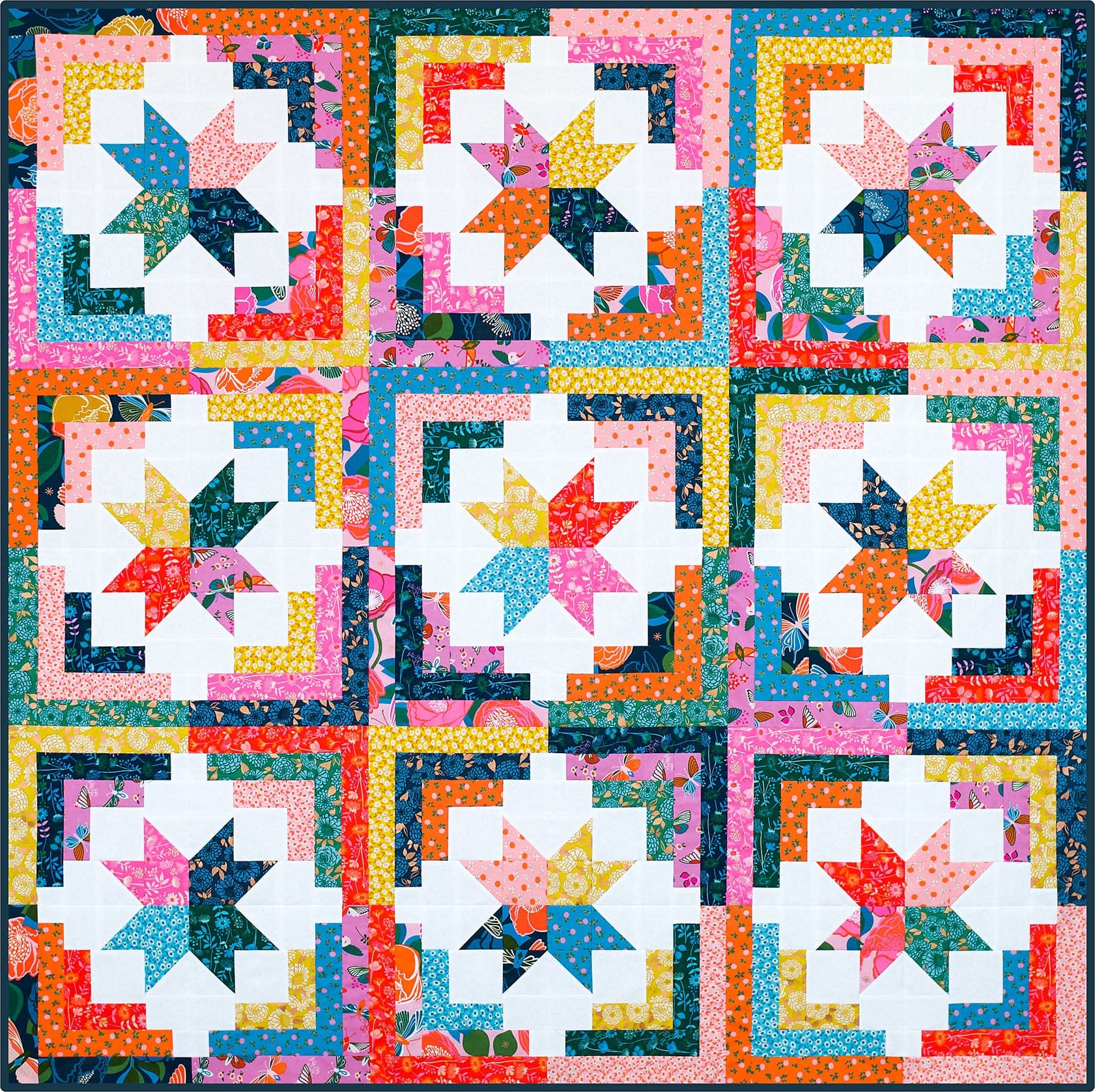 Modernly Morgan Quilt Pattern - Cozy Cabin – Fiddlehead Artisan Supply