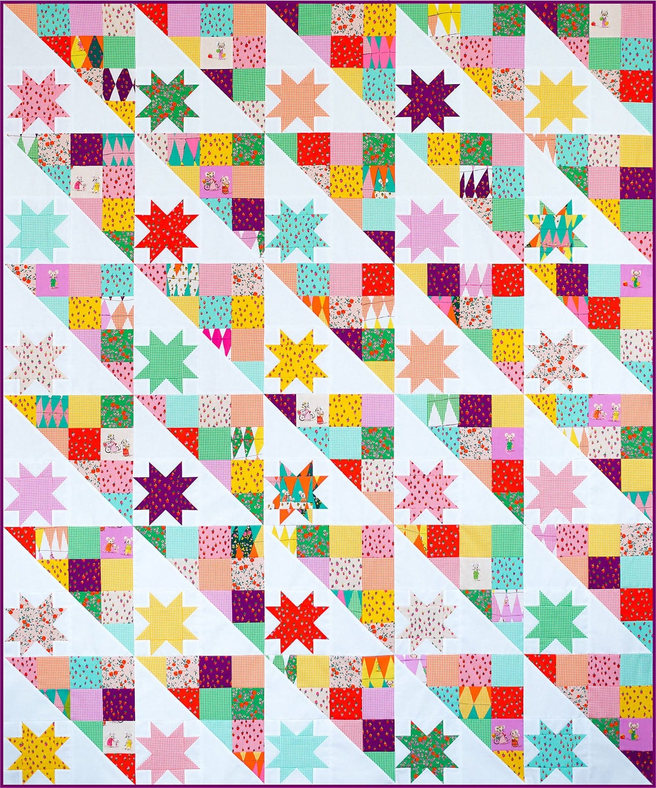 Modernly Morgan Quilt Pattern - Hodpodge – Fiddlehead Artisan Supply