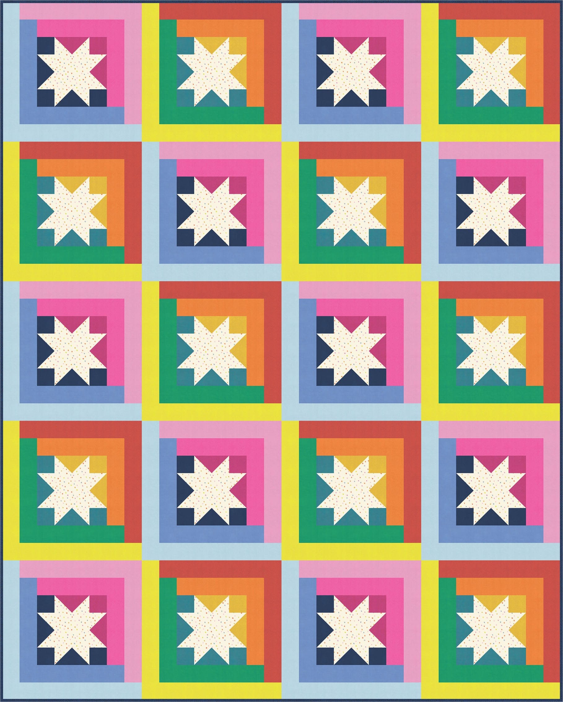 Modernly Morgan Quilt Pattern - Spectra – Fiddlehead Artisan Supply