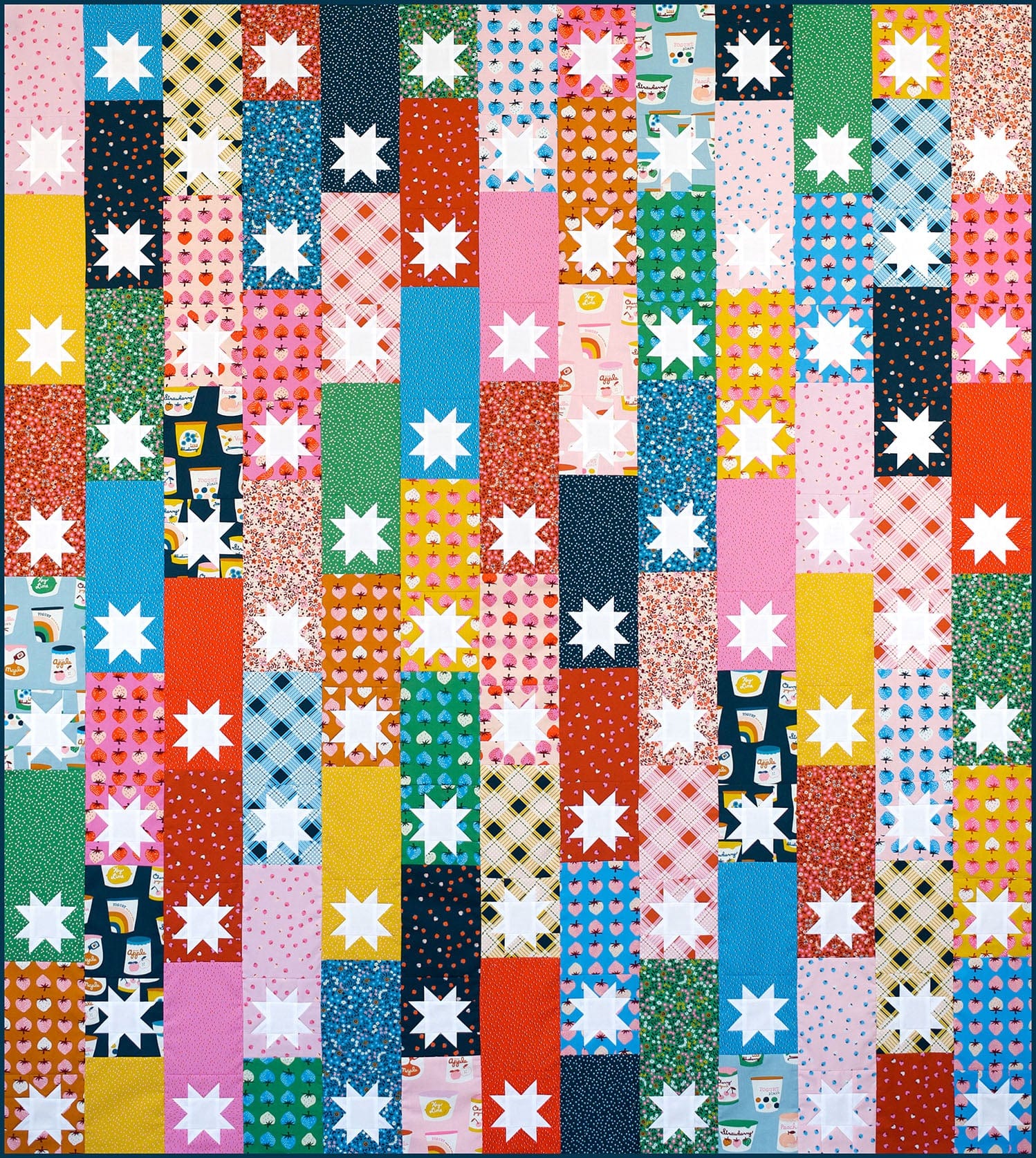 Modernly Morgan Quilt Pattern - Starlets – Fiddlehead Artisan Supply