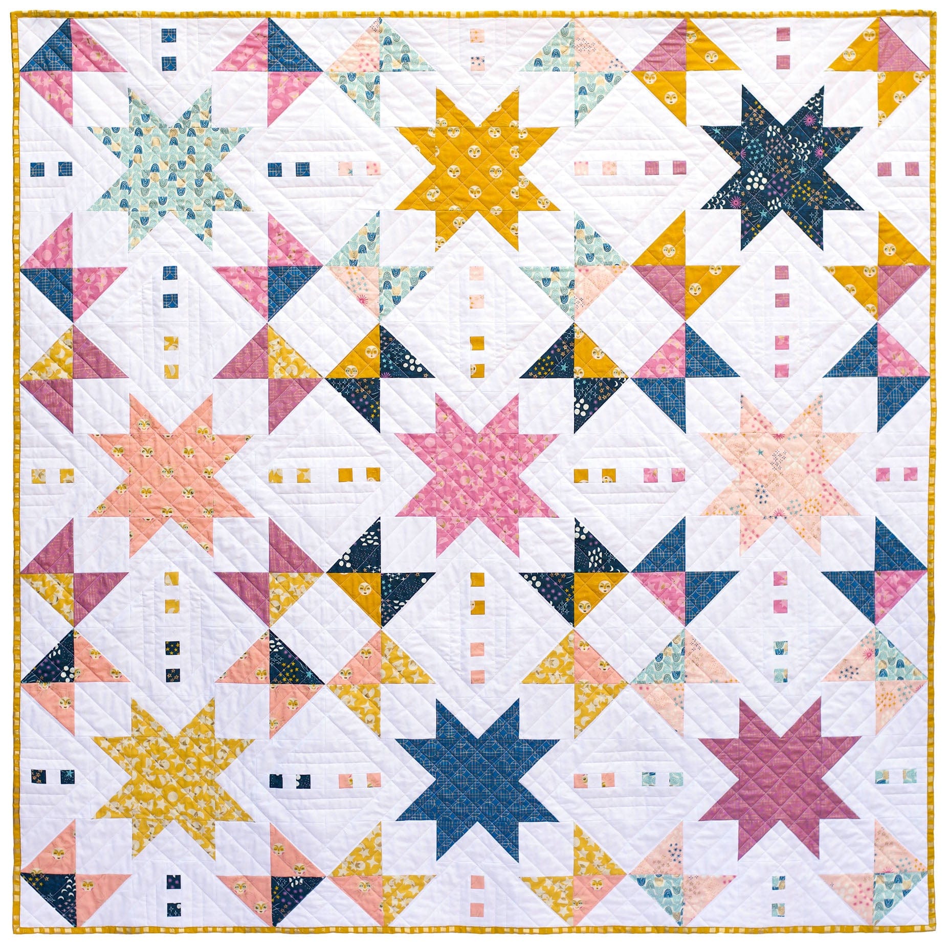 Modernly Morgan Quilt Pattern - Starshine – Fiddlehead Artisan Supply