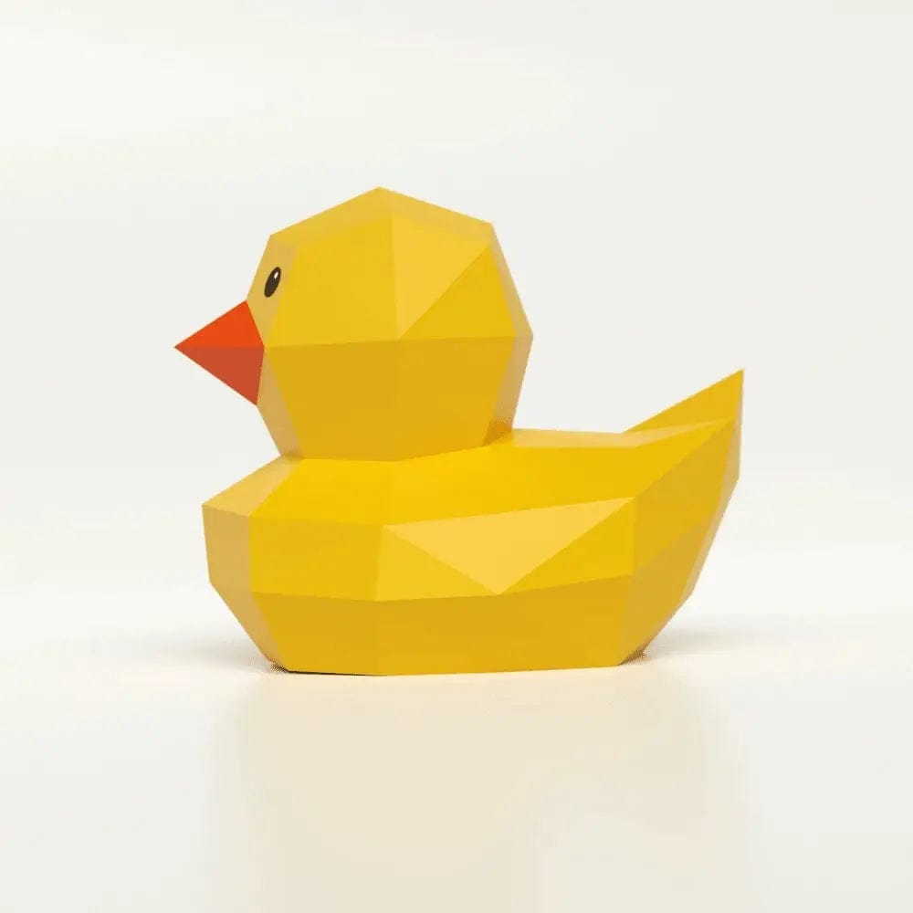 Papercraft World Model Kit - Rubber Duck – Fiddlehead Artisan Supply