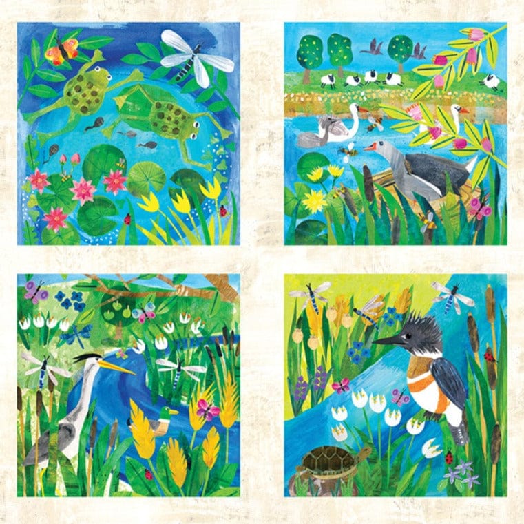 Summer Splash PANEL - Summer Splash – Fiddlehead Artisan Supply