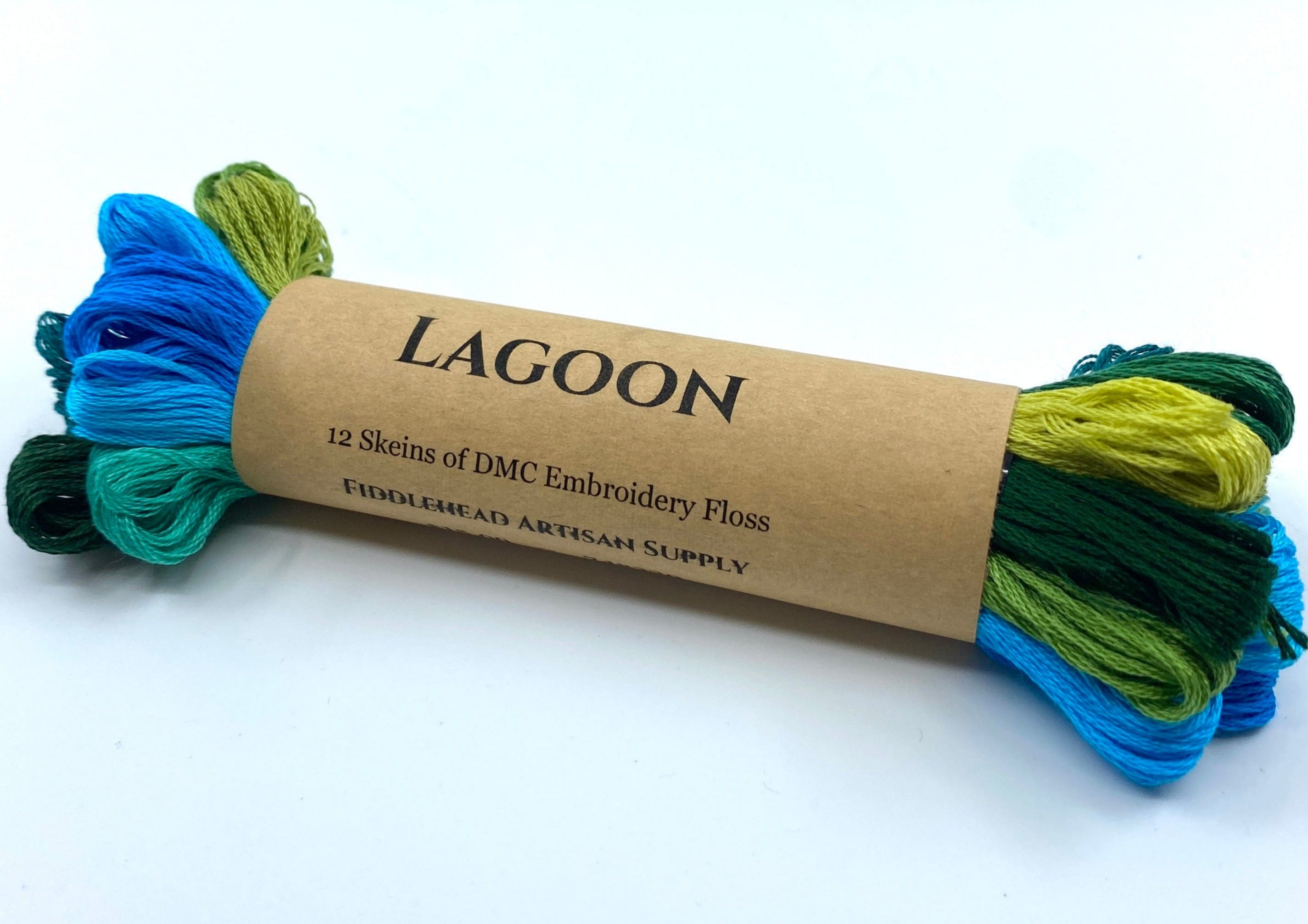 Embroidery Floss Bundle ~ Lagoon – Fiddlehead Artisan Supply