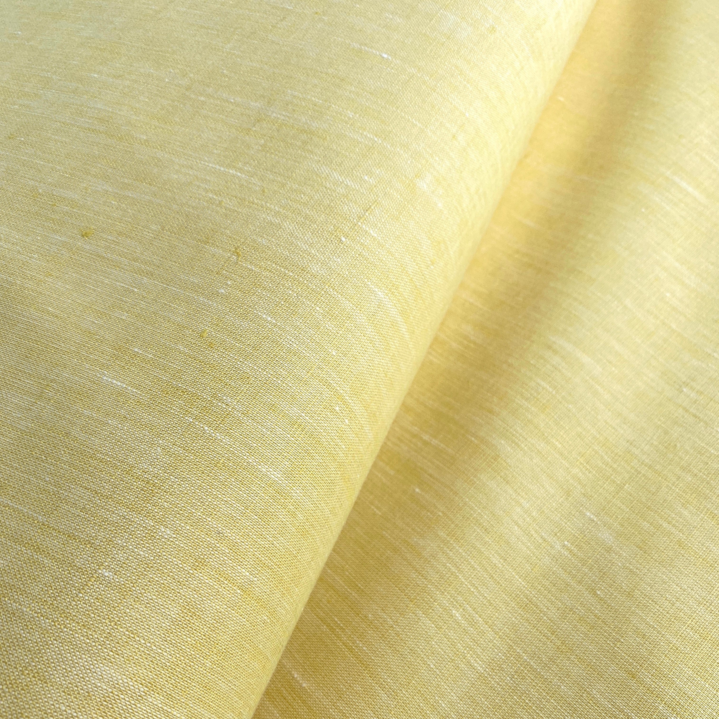 Laminated Linen in Spring Yellow – Fiddlehead Artisan Supply