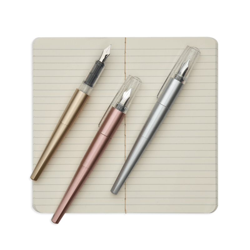 Modern Script Fountain Pen + Journal (4 Piece Set) – Fiddlehead Artisan ...