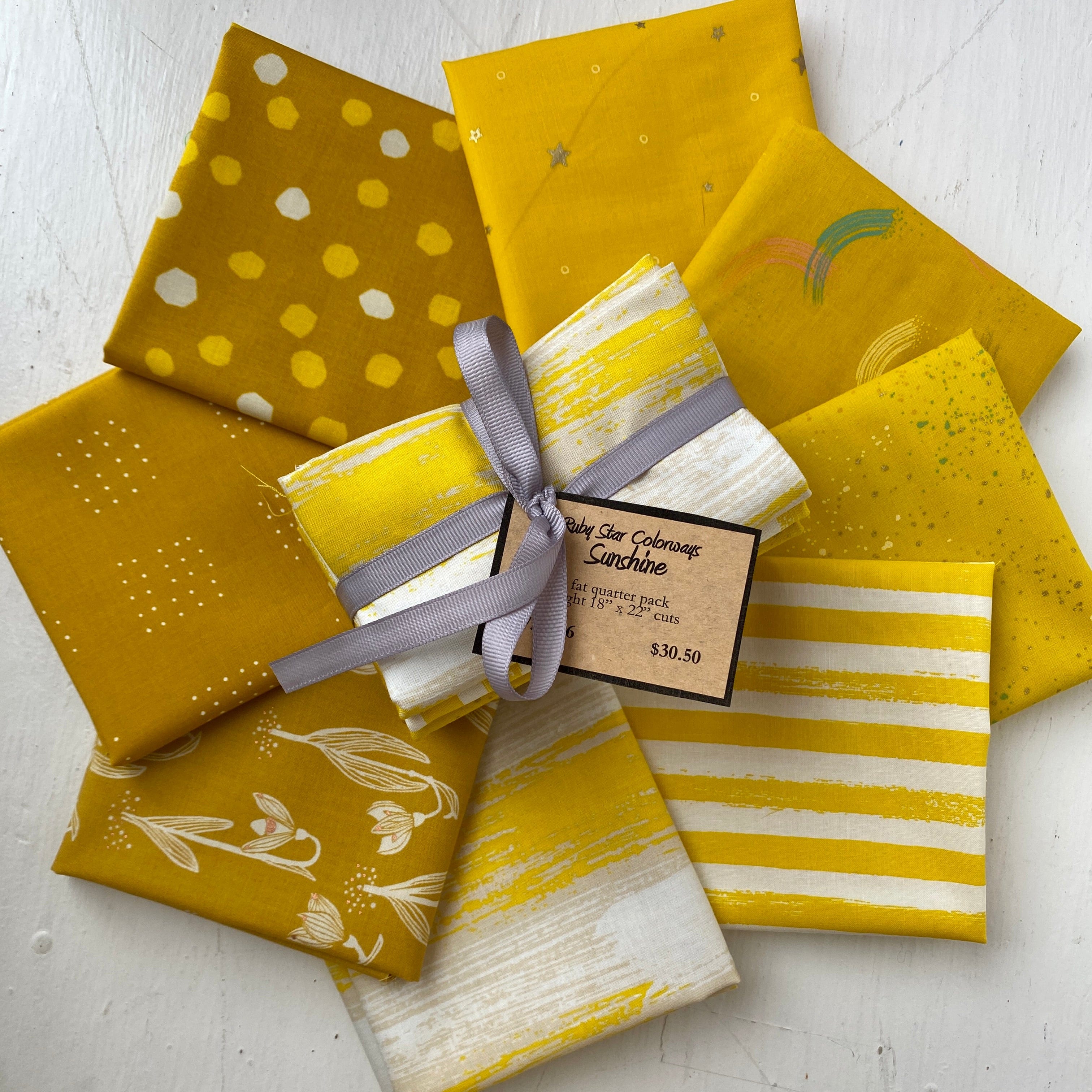 Ruby Star Society Colorways Bundle in Sunshine – Fiddlehead Artisan Supply