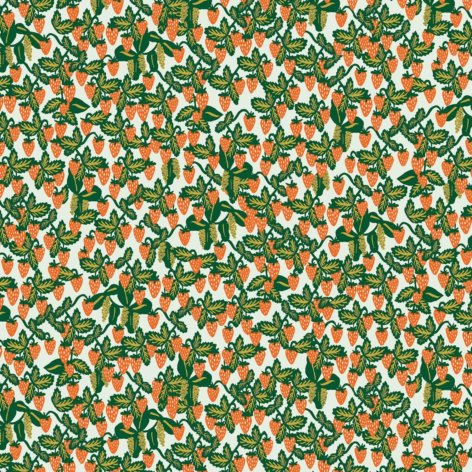 Strawberries in Mint ~ Primavera by Rifle Paper Co. – Fiddlehead ...