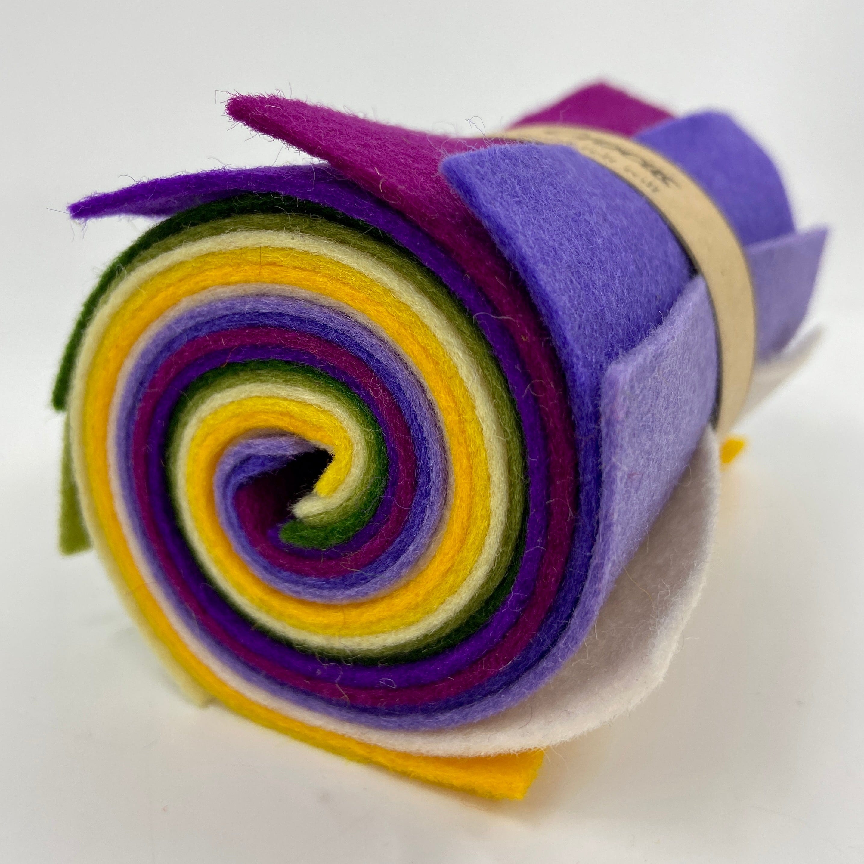 Small Wool Felt Roll - Crocus – Fiddlehead Artisan Supply