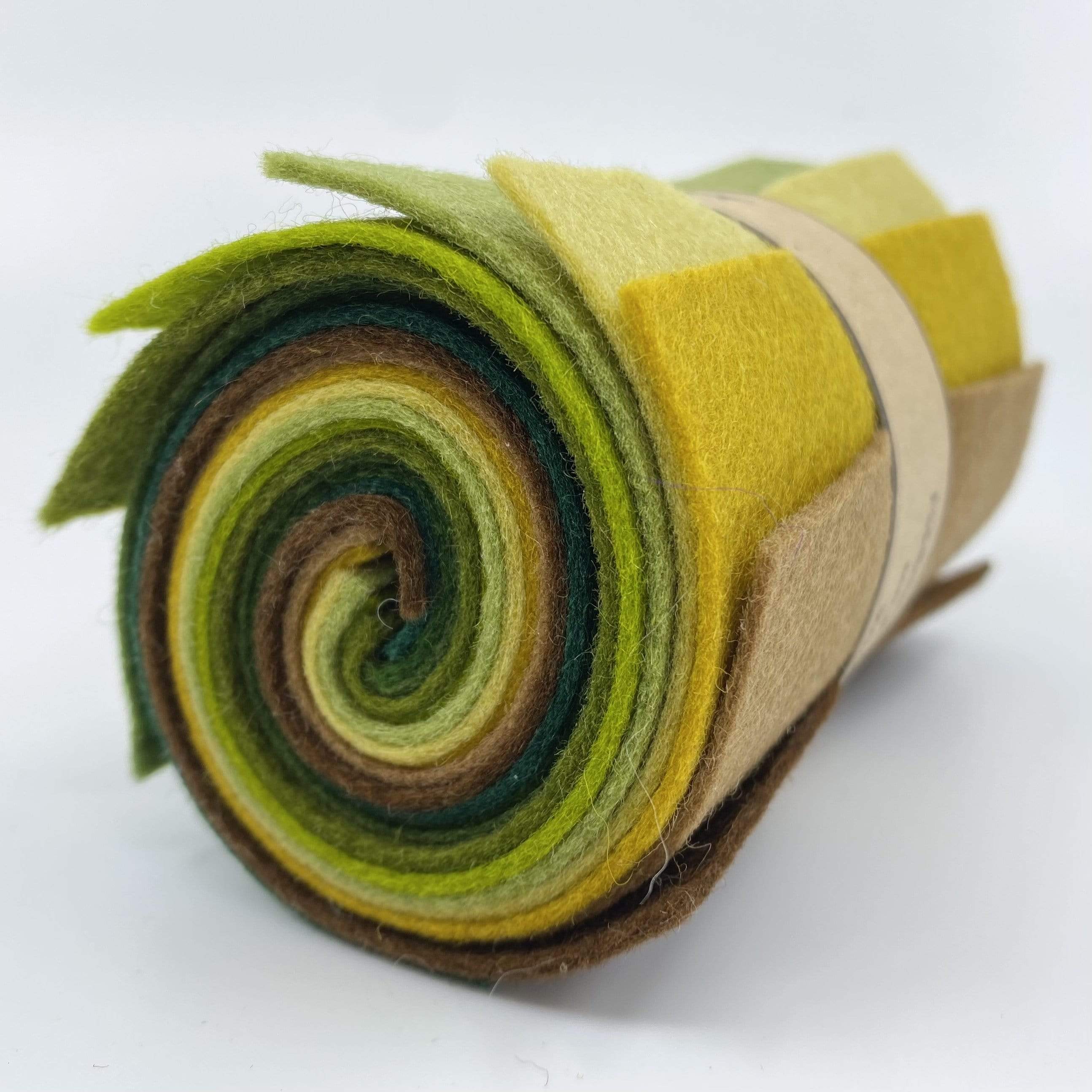 Small Wool Felt Roll - Forest Floor – Fiddlehead Artisan Supply