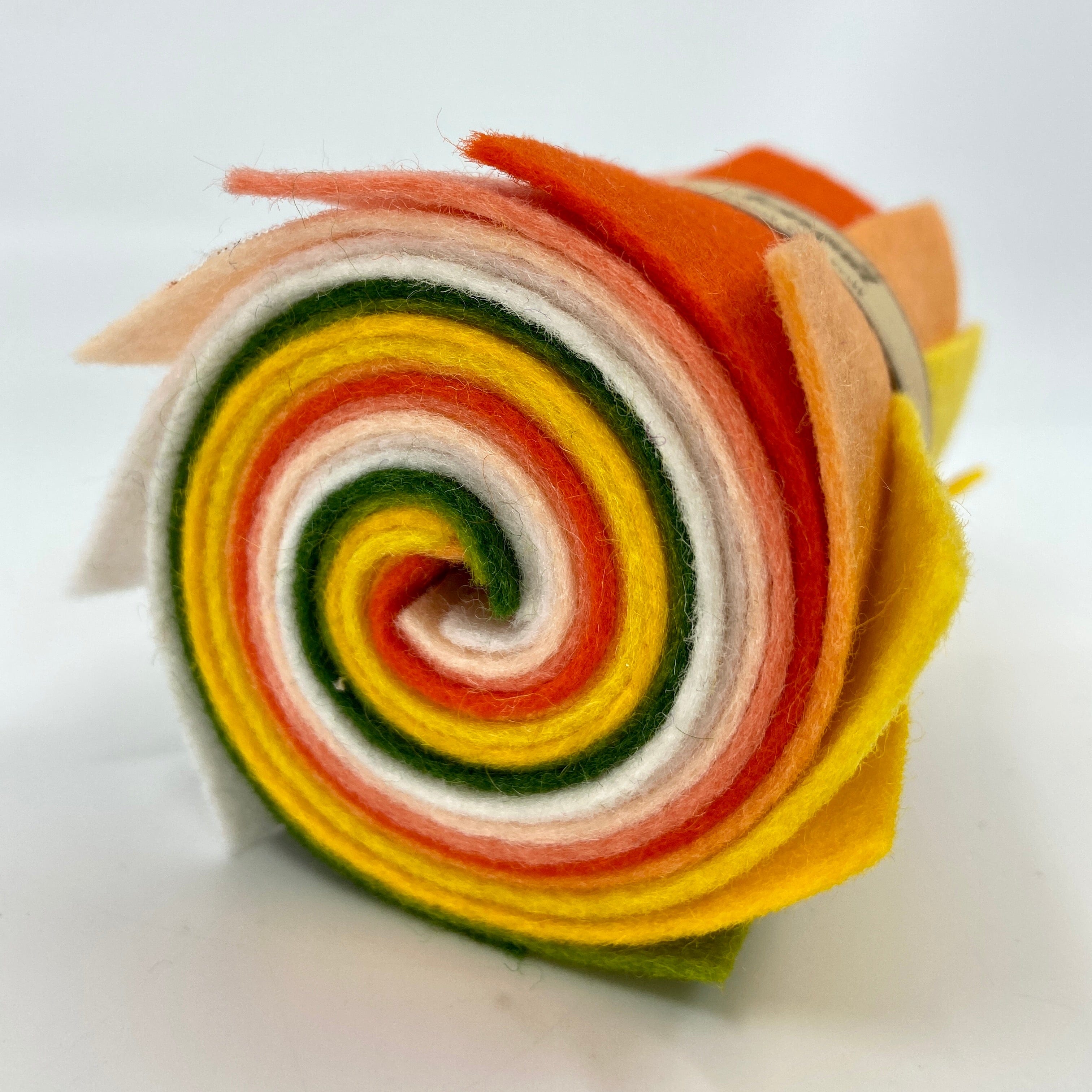 Small Wool Felt Roll - Jonquil – Fiddlehead Artisan Supply