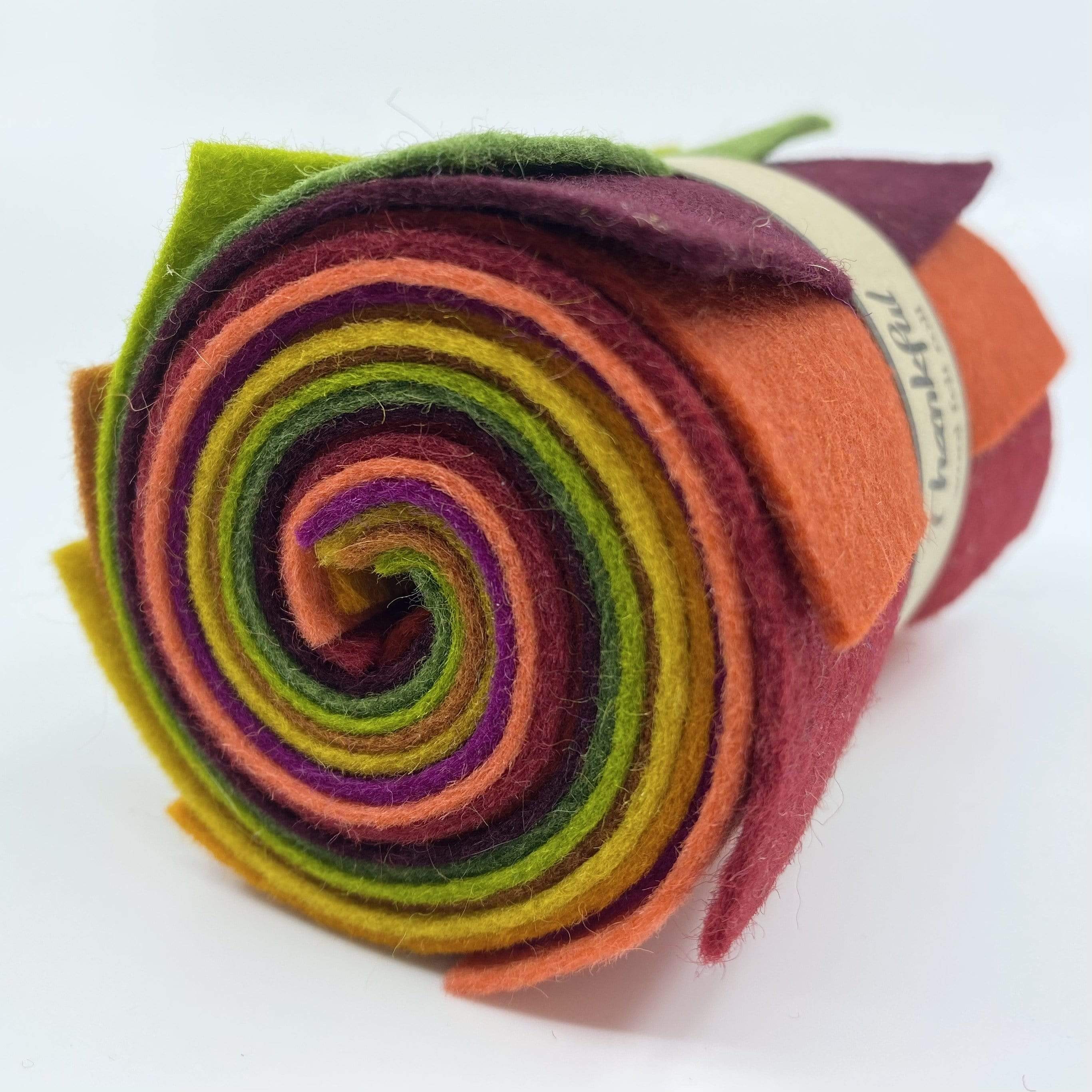Small Wool Felt Roll - Thankful – Fiddlehead Artisan Supply